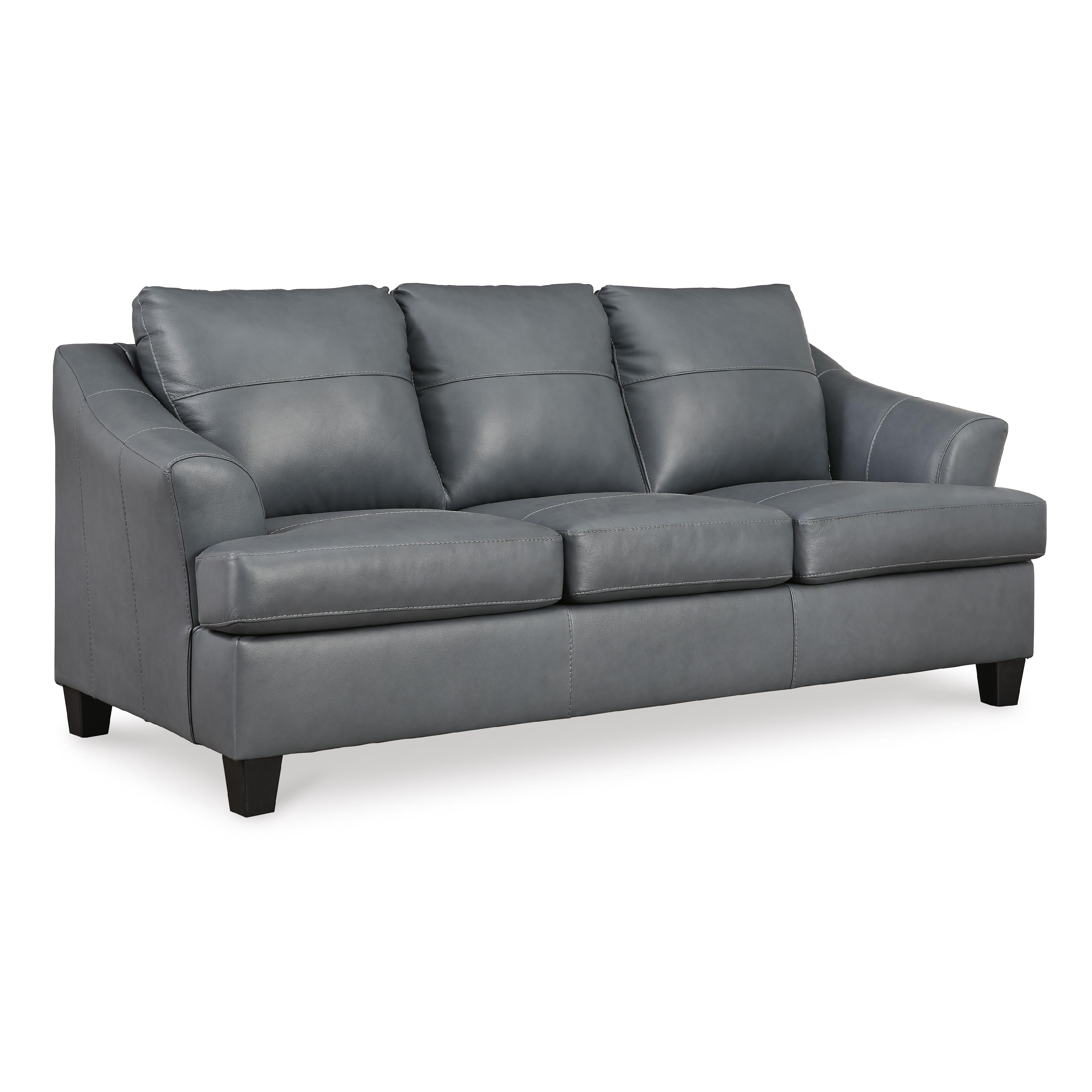 Signature Design by Ashley Genoa Stationary Leather Match Sofa 4770538C